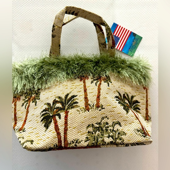 Bovano USA | Bags | Bovano Usa Palm Tree Themed Purse Nwt | Poshmark